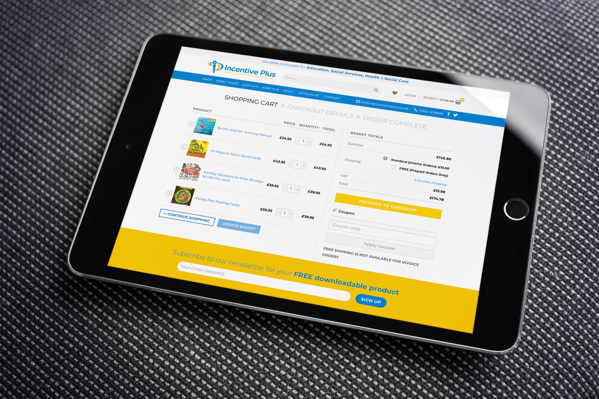 New E-commerce Website for Educational Resources | Space Five Creative